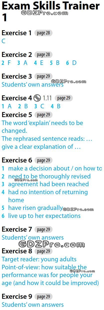 ГДЗ Solutions Advanced Workbook Third Edition ответы