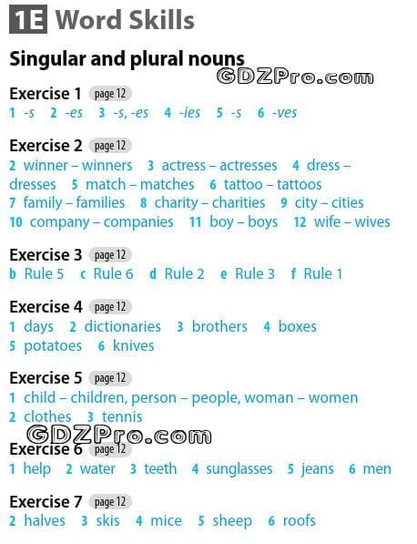 ГДЗ Solutions Elementary Workbook Third Edition ответы