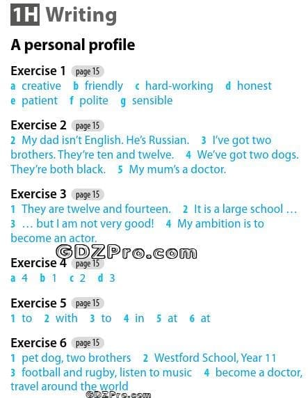 ГДЗ Solutions Elementary Workbook Third Edition ответы