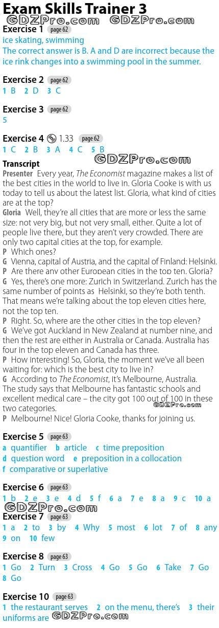 ГДЗ Solutions Elementary Workbook Third Edition ответы