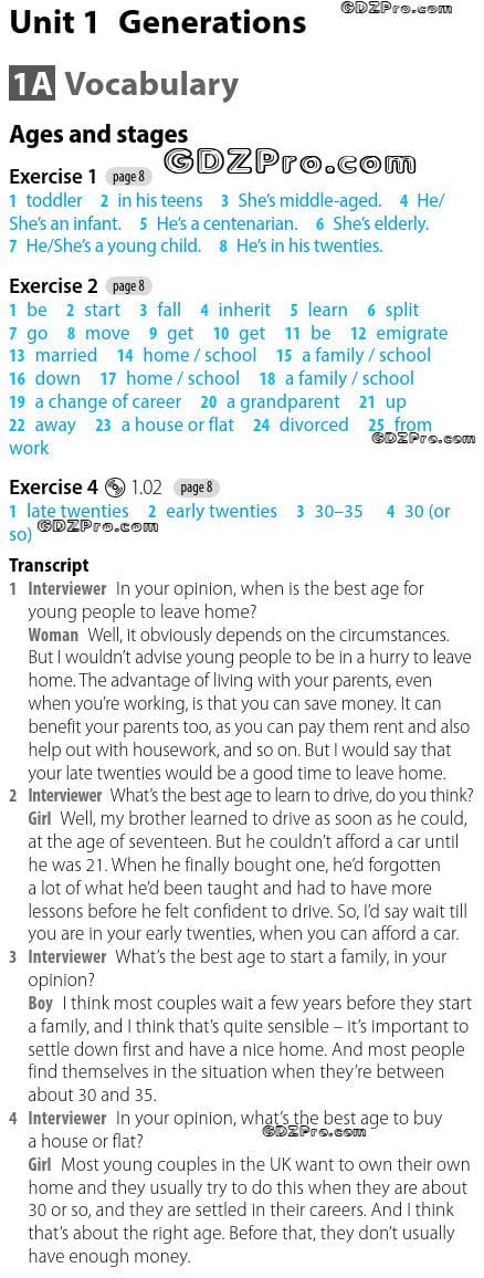 ГДЗ Solutions Intermediate Workbook Third Edition ответы